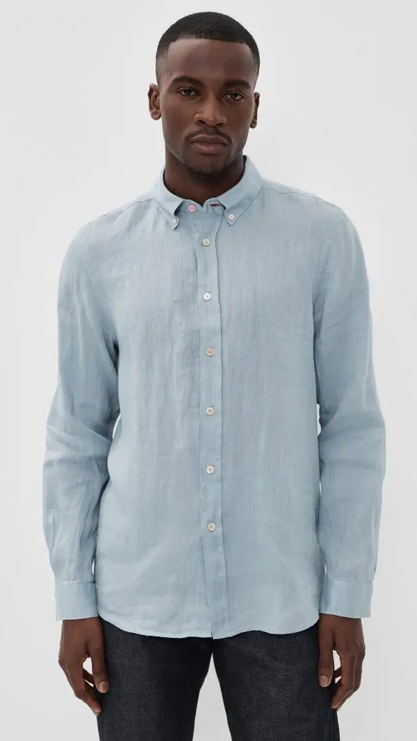 Paul Smith Regular Fit Linen Shirt