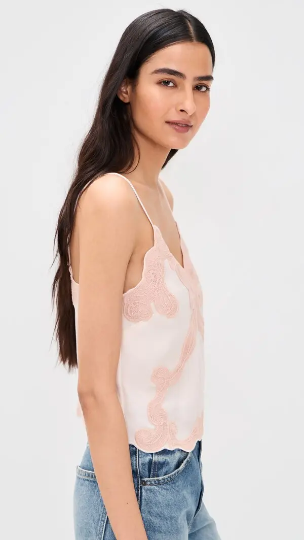 Rag & Bone Ann Embroidered Tank Top
