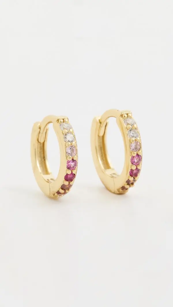 Shashi Ombre Huggie Earrings