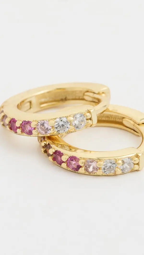 Shashi Ombre Huggie Earrings