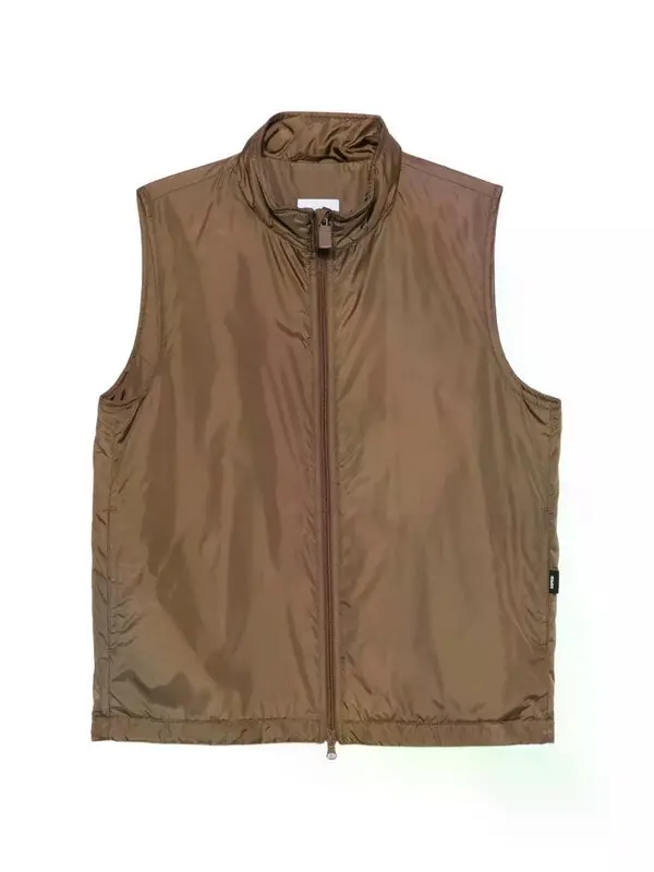 Aspesi Zip-fastening Gilet - Brown