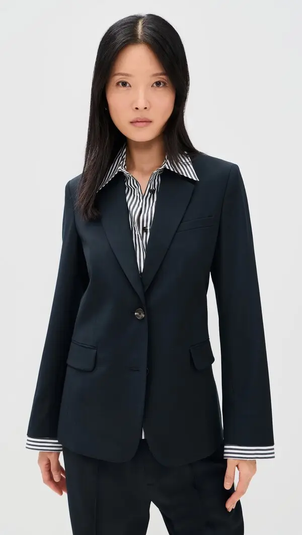 Rag & Bone Frank Mixed Media Blazer - Sal