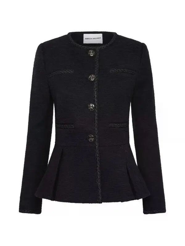 Rebecca Vallance Button-up Peplum Jacket
