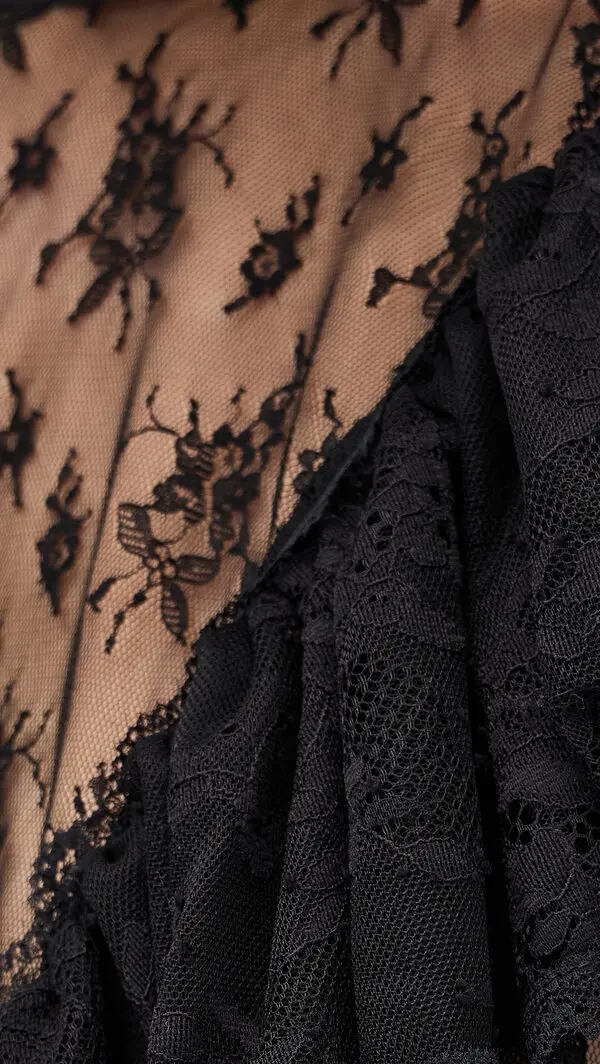 Ronny Kobo Talia Lace Blouse - Black