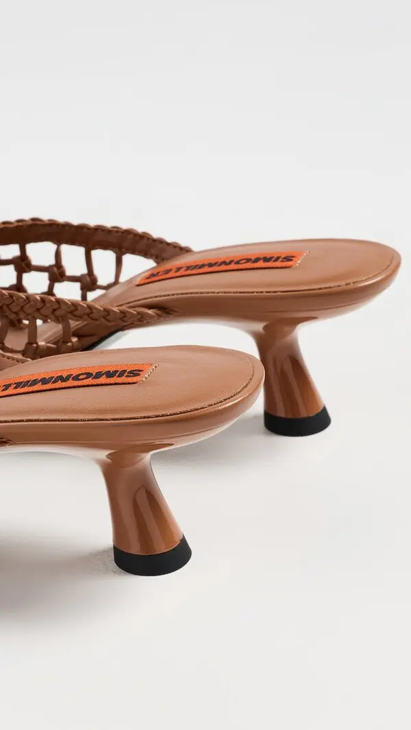 SIMONMILLER Knotted Gala Mules