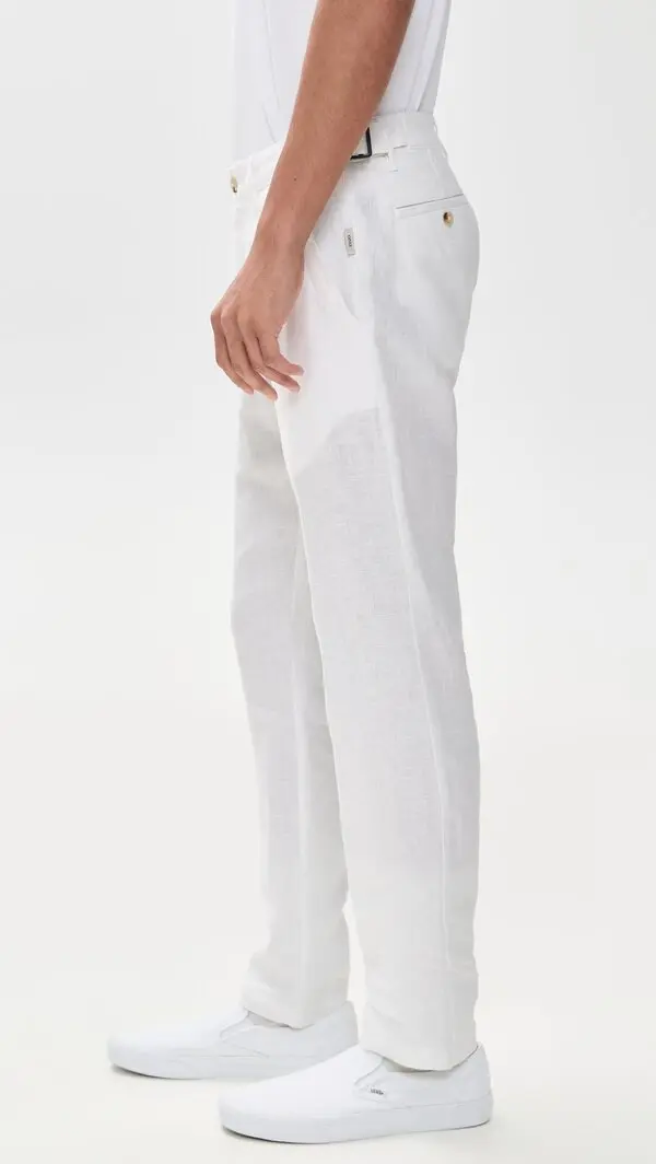 Onia Linen Trousers - White
