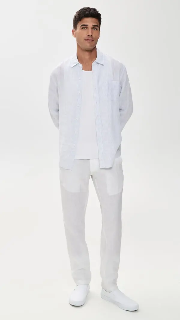 Onia Linen Trousers - White