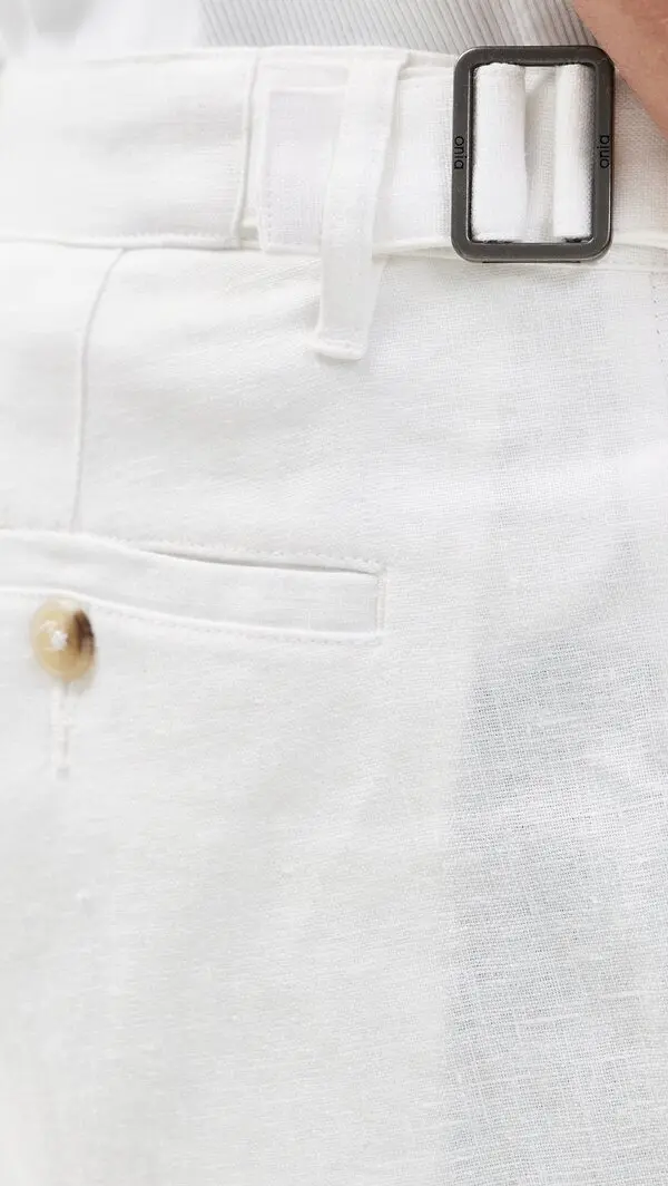Onia Linen Trousers - White