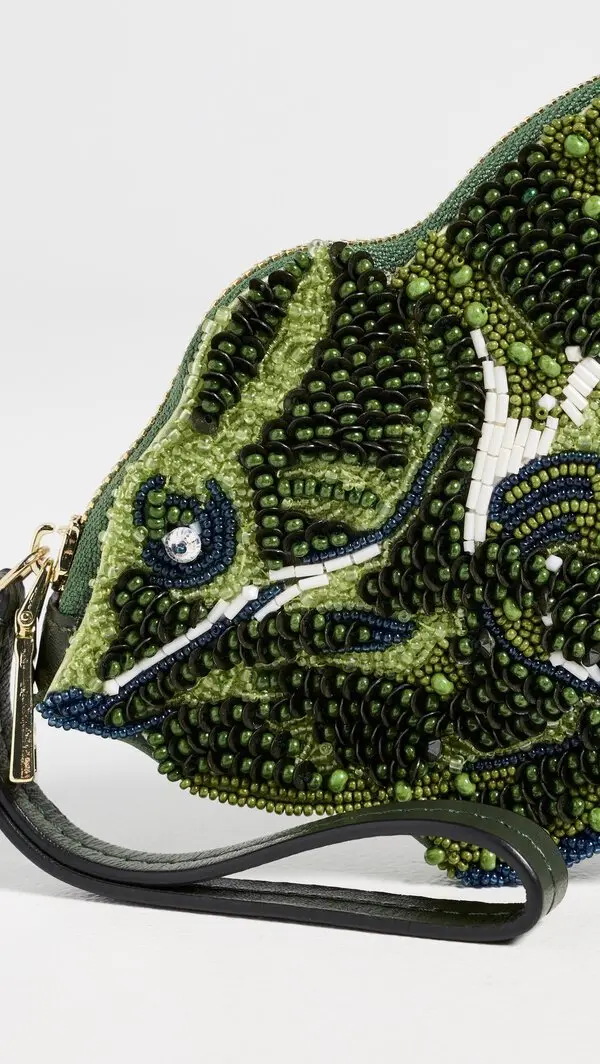 ALEMAIS Chameleon Beaded Clutch