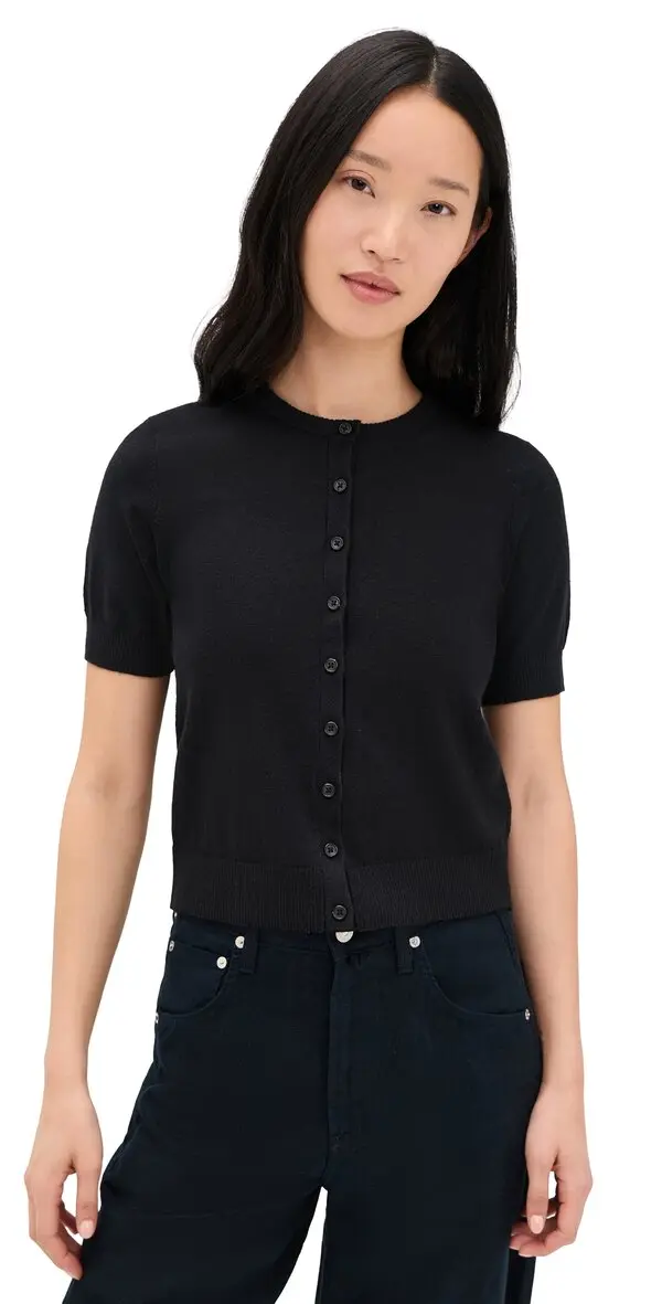 LA LIGNE Short Sleeve Cardigan
