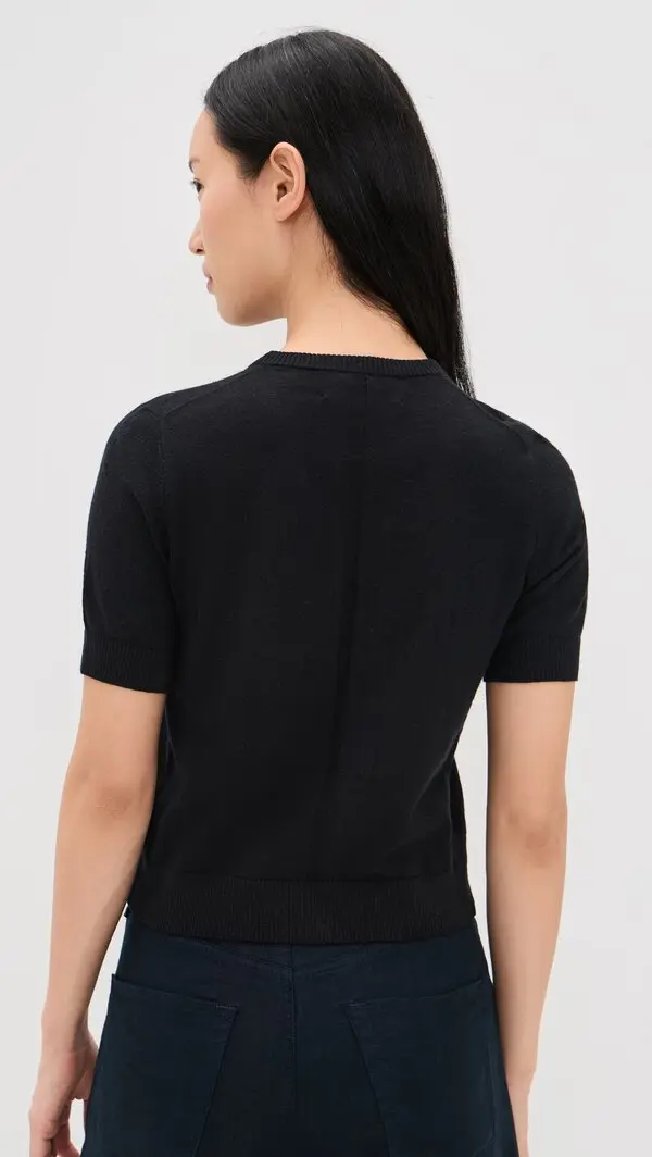 LA LIGNE Short Sleeve Cardigan