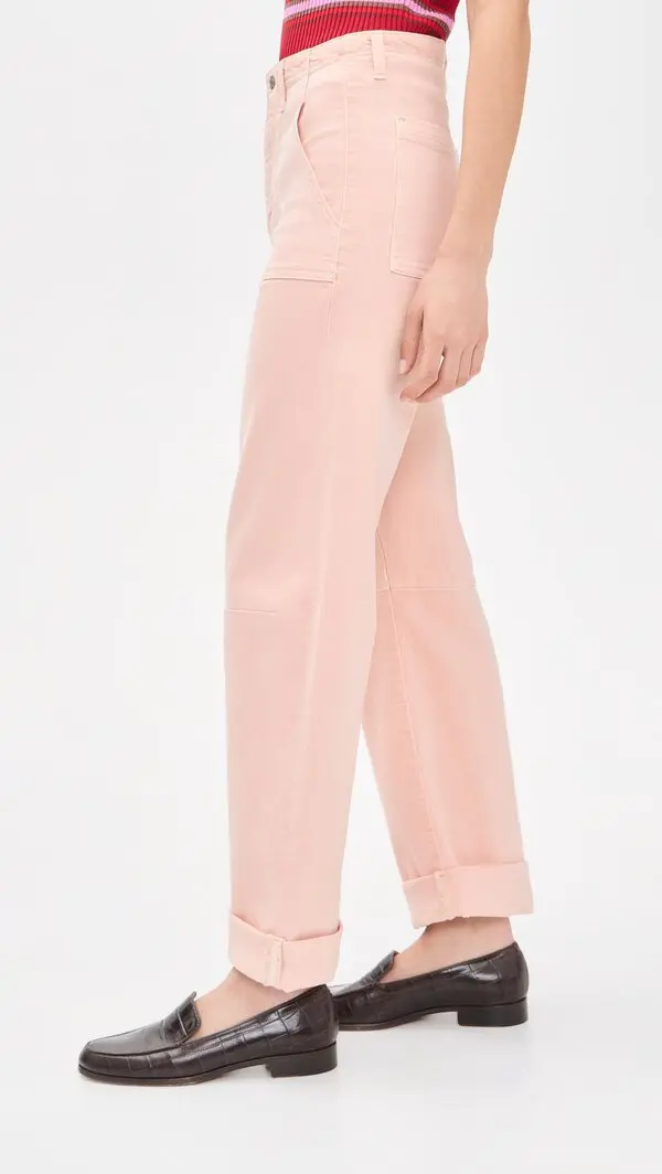 LE JEAN Utility Soft Double Cuff Jeans