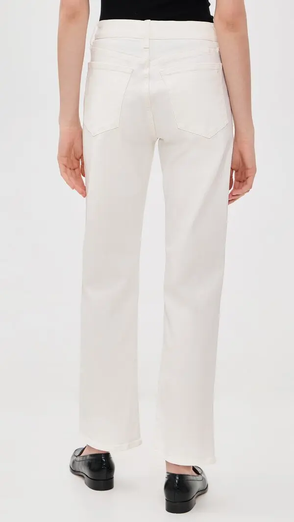 Madewell The Longline Straight Jeans - Tile White