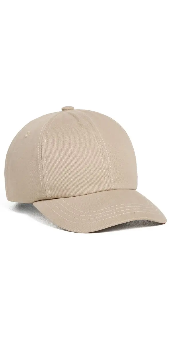 Ami Back De Coeur Cap - Beige Taupe