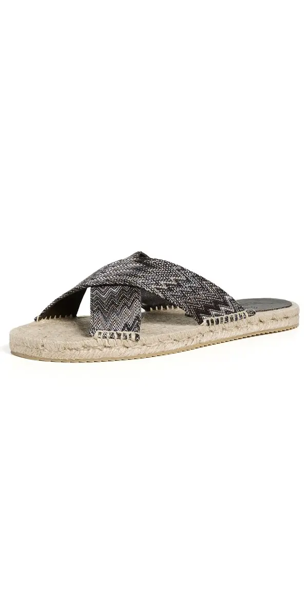 Missoni Naxos Sandals - Raschel Snake Shot Brown