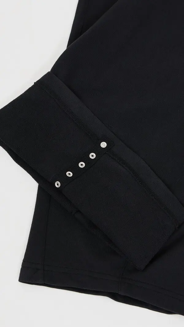 Tibi Lightweight Sweatshirting Winslow Pants - Black
