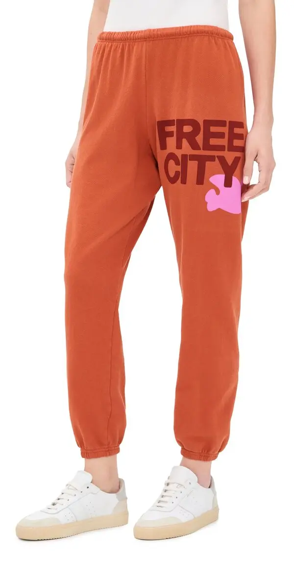 FREECITY Sweatpants - Burn Orange