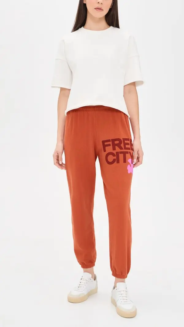 FREECITY Sweatpants - Burn Orange