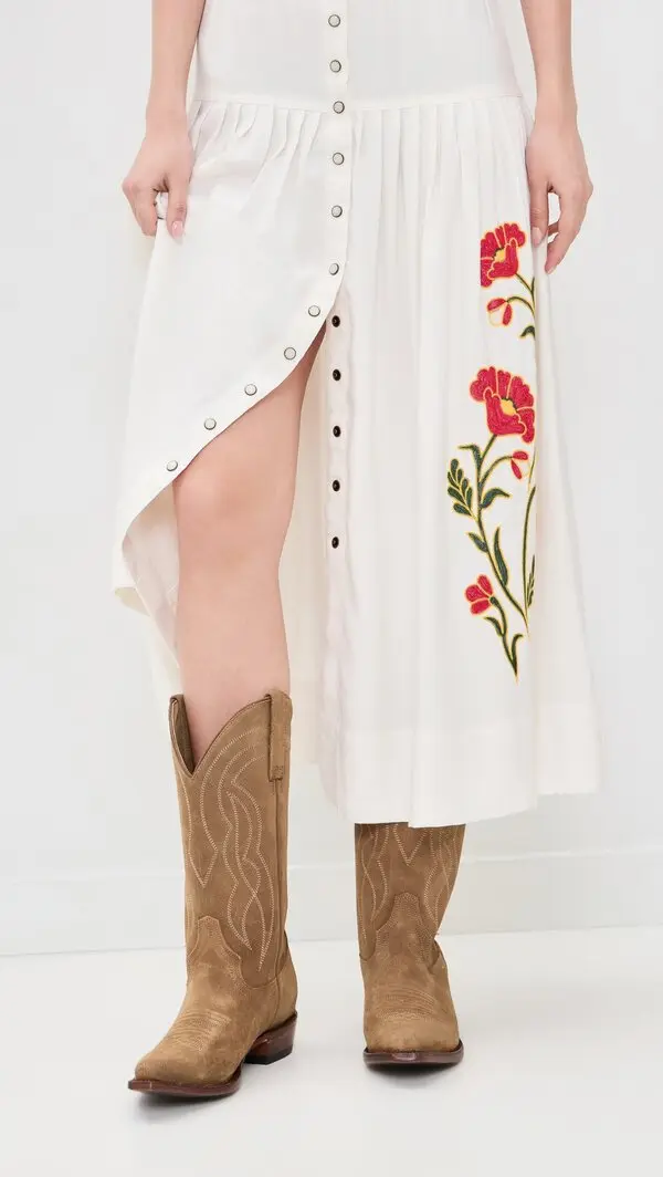 The Great. Stetson X Cowboy Boots In Suede