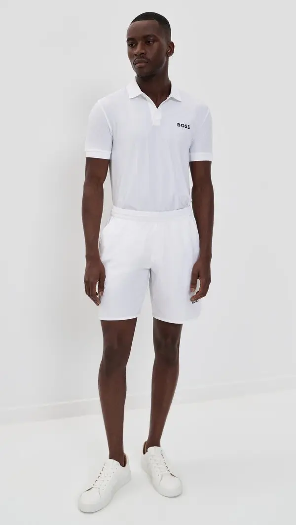 BOSS Quick-dry Technical Shorts - White