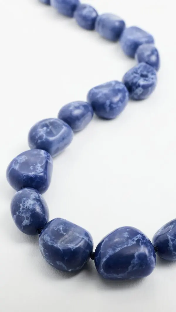 Lele Sadoughi Baroque Collar Necklace - Indigo