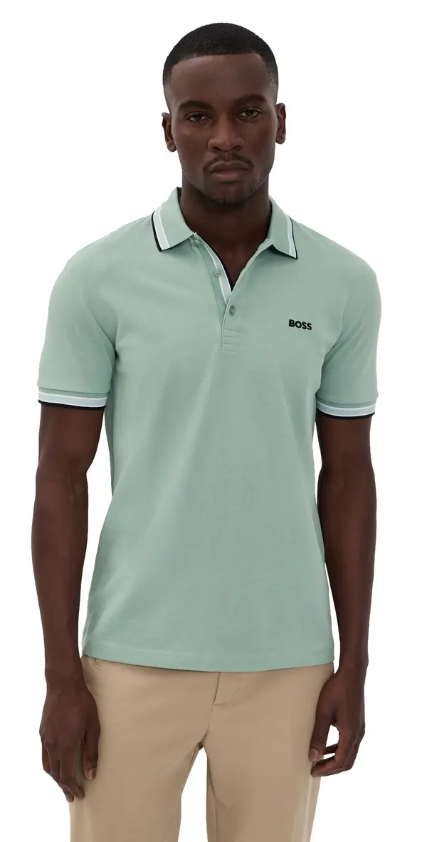 BOSS Paddy Polo Shirt - Iceberg Green