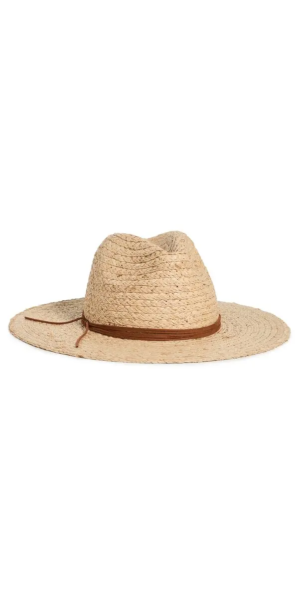 Hat Attack Braided Raffia Hat - Natural/tobacco