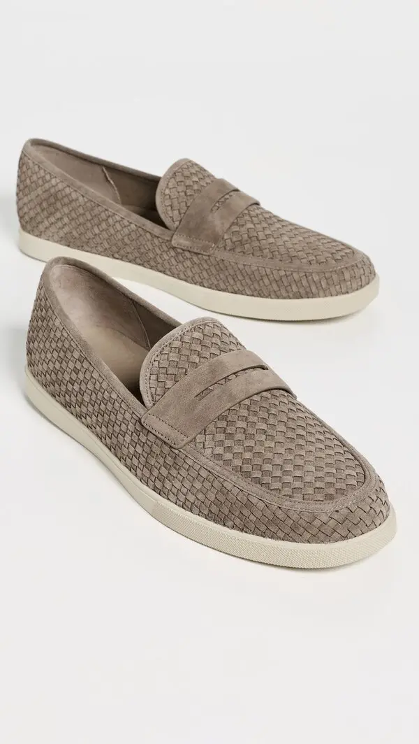 Vince Santino Weave Loafers - Flint