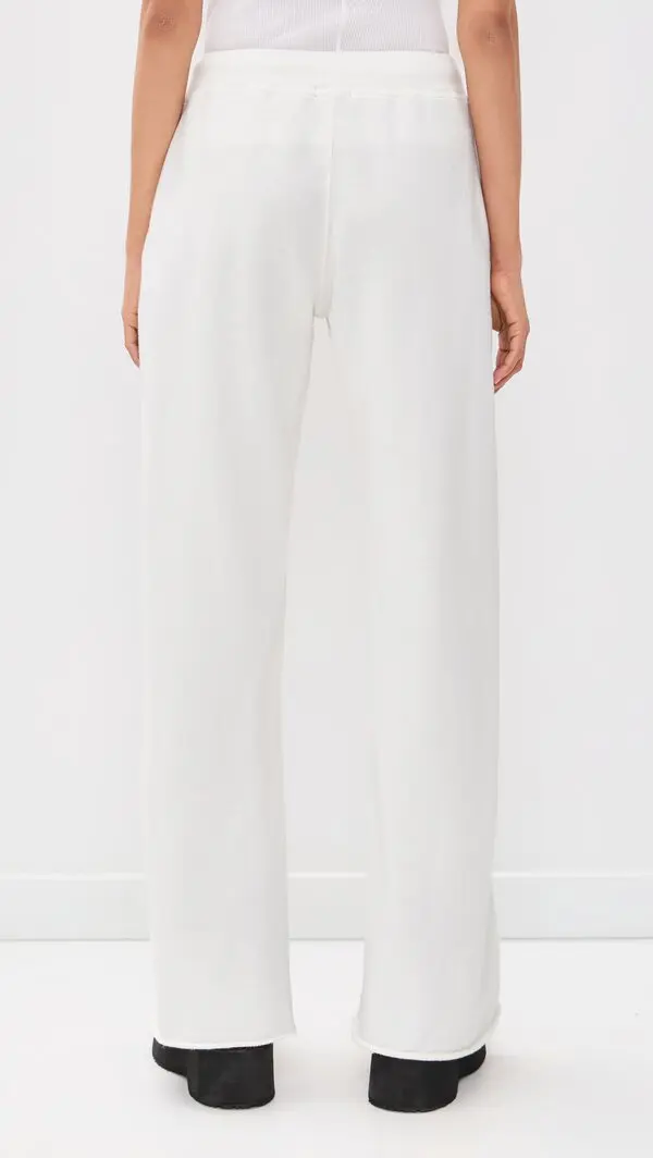 R13 Zippered Wide Leg Sweatpants