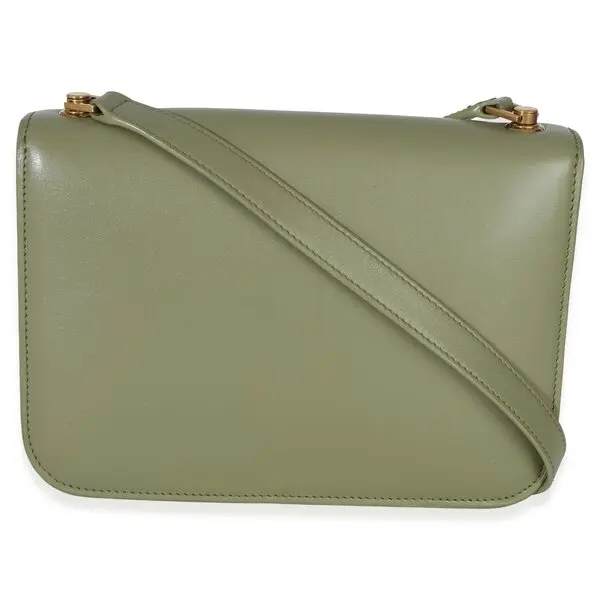 Saint Laurent Le Carre Satchel Light Smooth Calfskin - Green