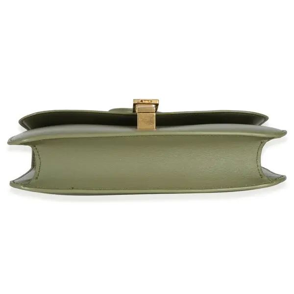 Saint Laurent Le Carre Satchel Light Smooth Calfskin - Green
