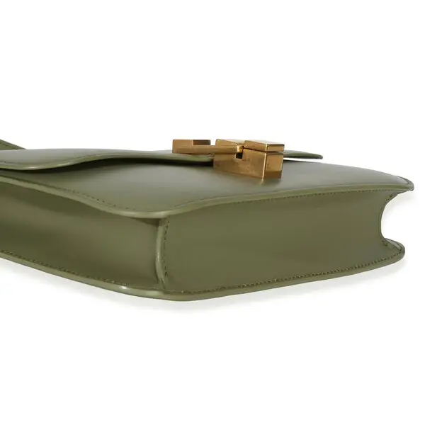 Saint Laurent Le Carre Satchel Light Smooth Calfskin - Green