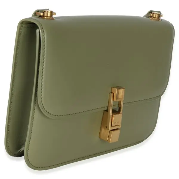 Saint Laurent Le Carre Satchel Light Smooth Calfskin