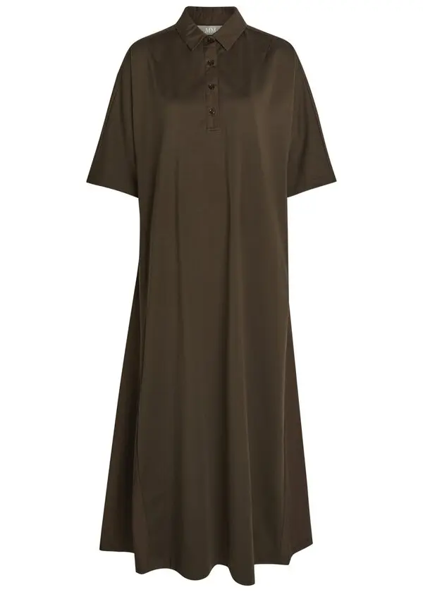 Max Mara Cotton Maxi Shirt Dress