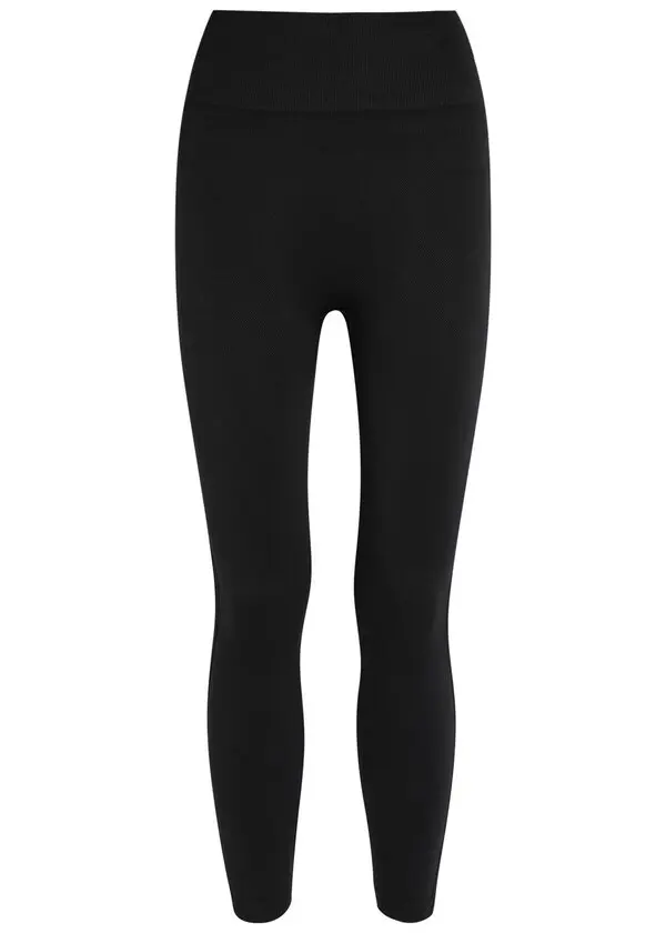 Spanx Ribbed Sculpting Knit Cropped Leggings