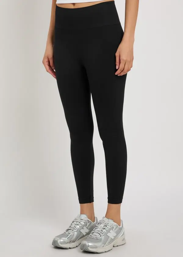 Spanx Ribbed Sculpting Knit Cropped Leggings