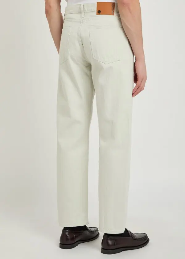 VOWELS Mid-rise Straight-leg Denim Jeans