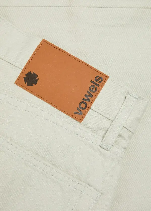 VOWELS Mid-rise Straight-leg Denim Jeans