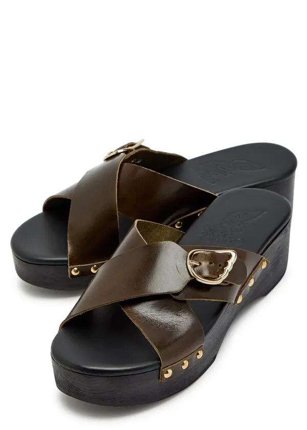 ANCIENT GREEK SANDALS Marilisa Stud-embellished Clog Sandals