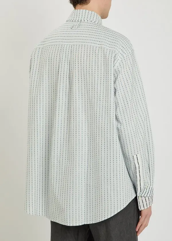 Jacquemus Le Chemise Letro Striped Cotton Shirt