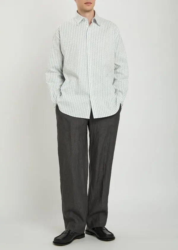 Jacquemus Le Chemise Letro Striped Cotton Shirt