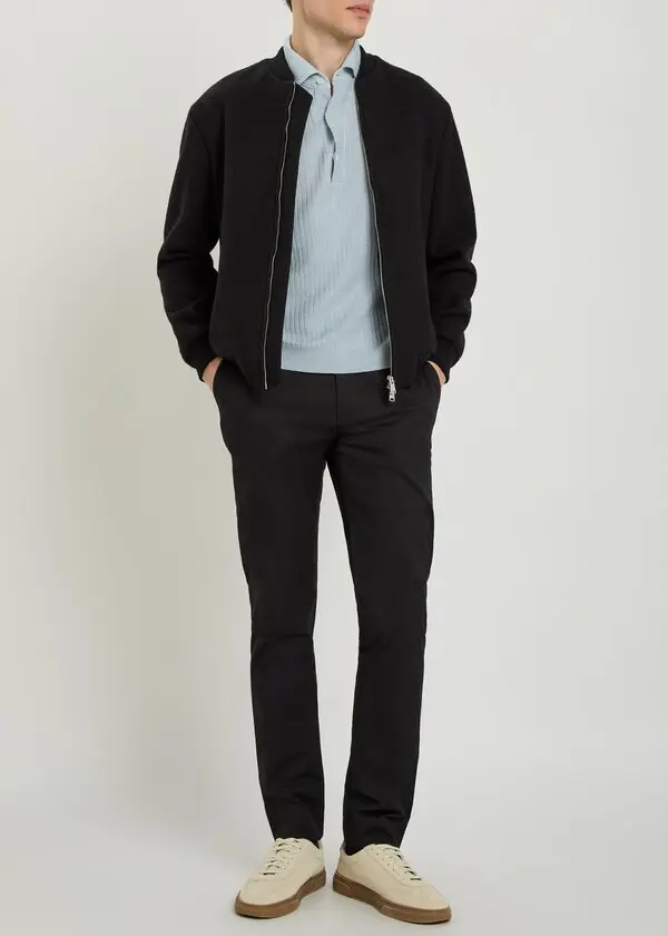 LESTRANGE Slim-leg Cotton-blend Trousers