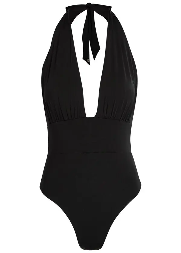 Max Mara Stretch-polyamide Swimsuit - Black