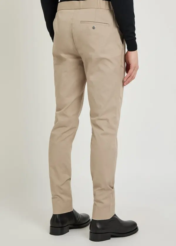 LESTRANGE Slim-leg Cotton-blend Trousers