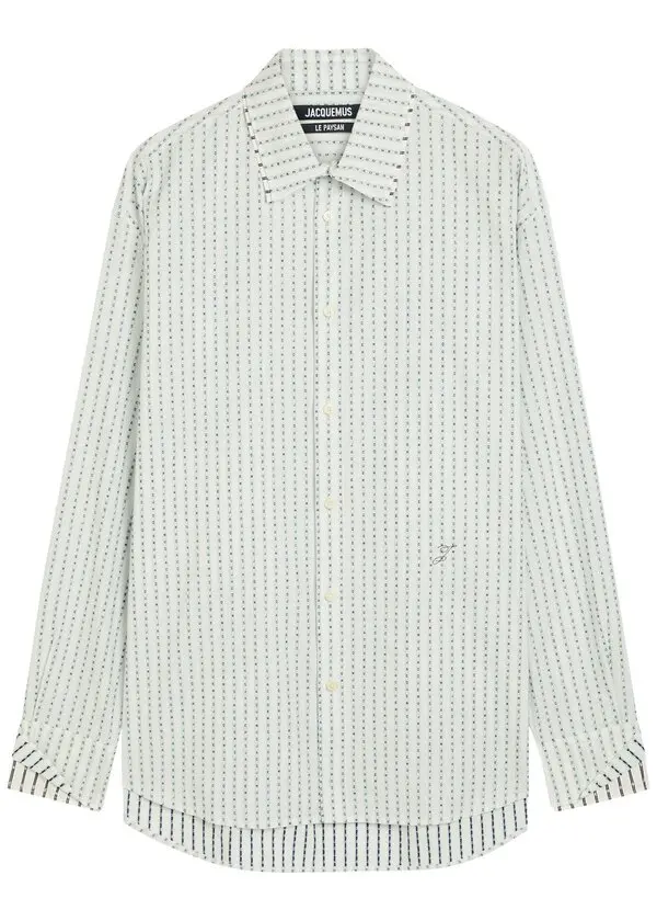 Jacquemus Le Chemise Letro Striped Cotton Shirt - Stripe