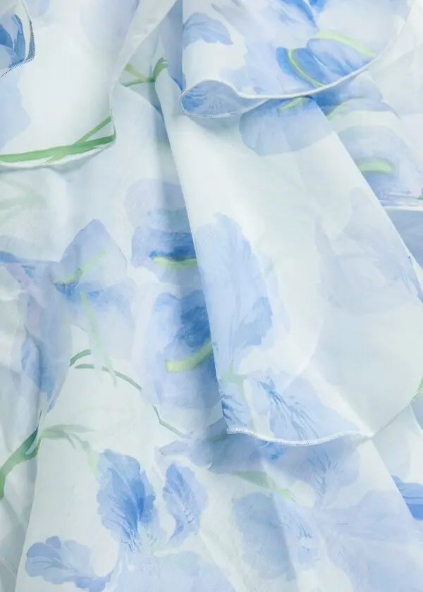 Aje Pandorea Ruffled Chiffon Maxi Dress