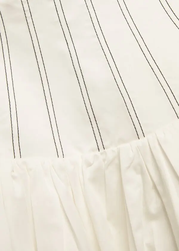 Aje Contrasting Cotton Mini Dress