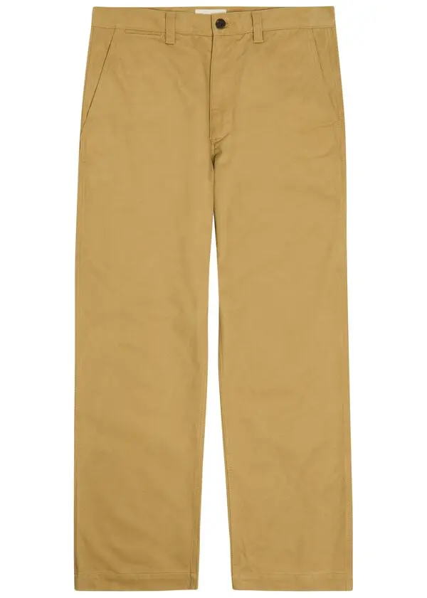 VOWELS Straight-leg Cotton Trousers