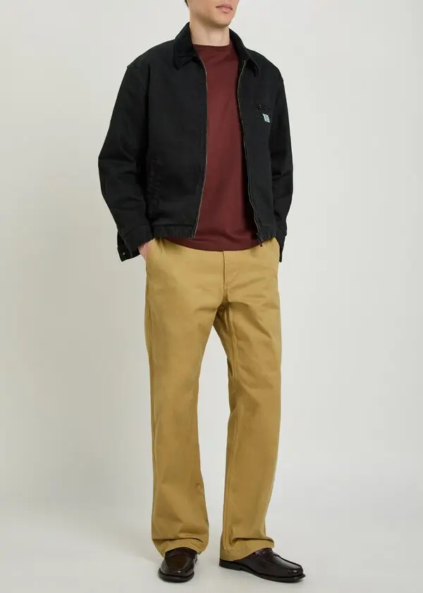 VOWELS Straight-leg Cotton Trousers