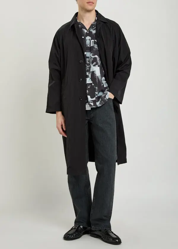 VOWELS Straight-leg Washed Denim Jeans